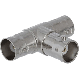 BNC THREE FEMALE T CONNECTOR